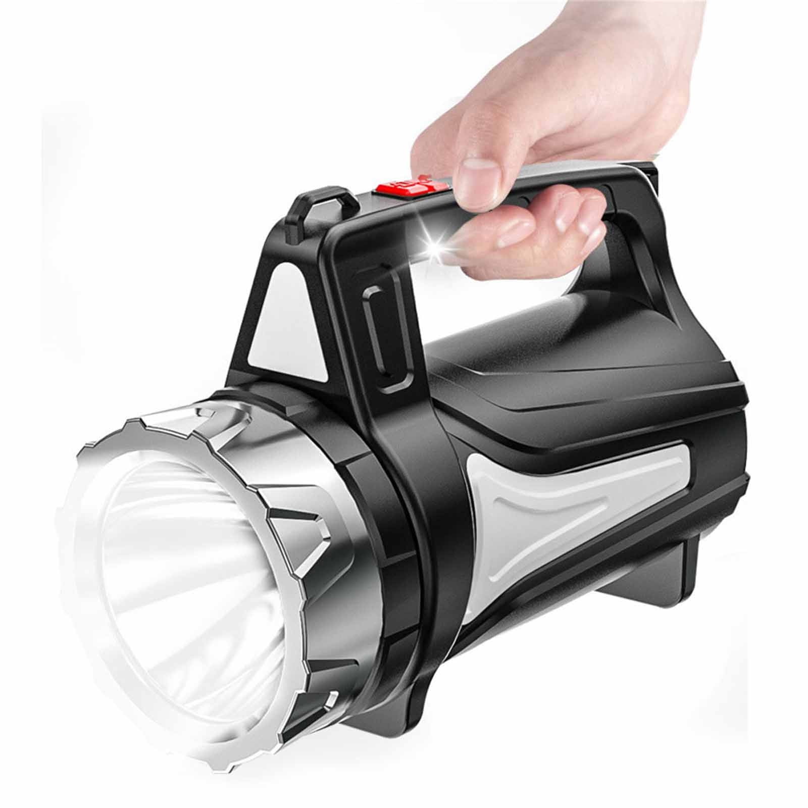 Rechargeable LED Flashlight | Portable High-Power Emergency Searchlight ...