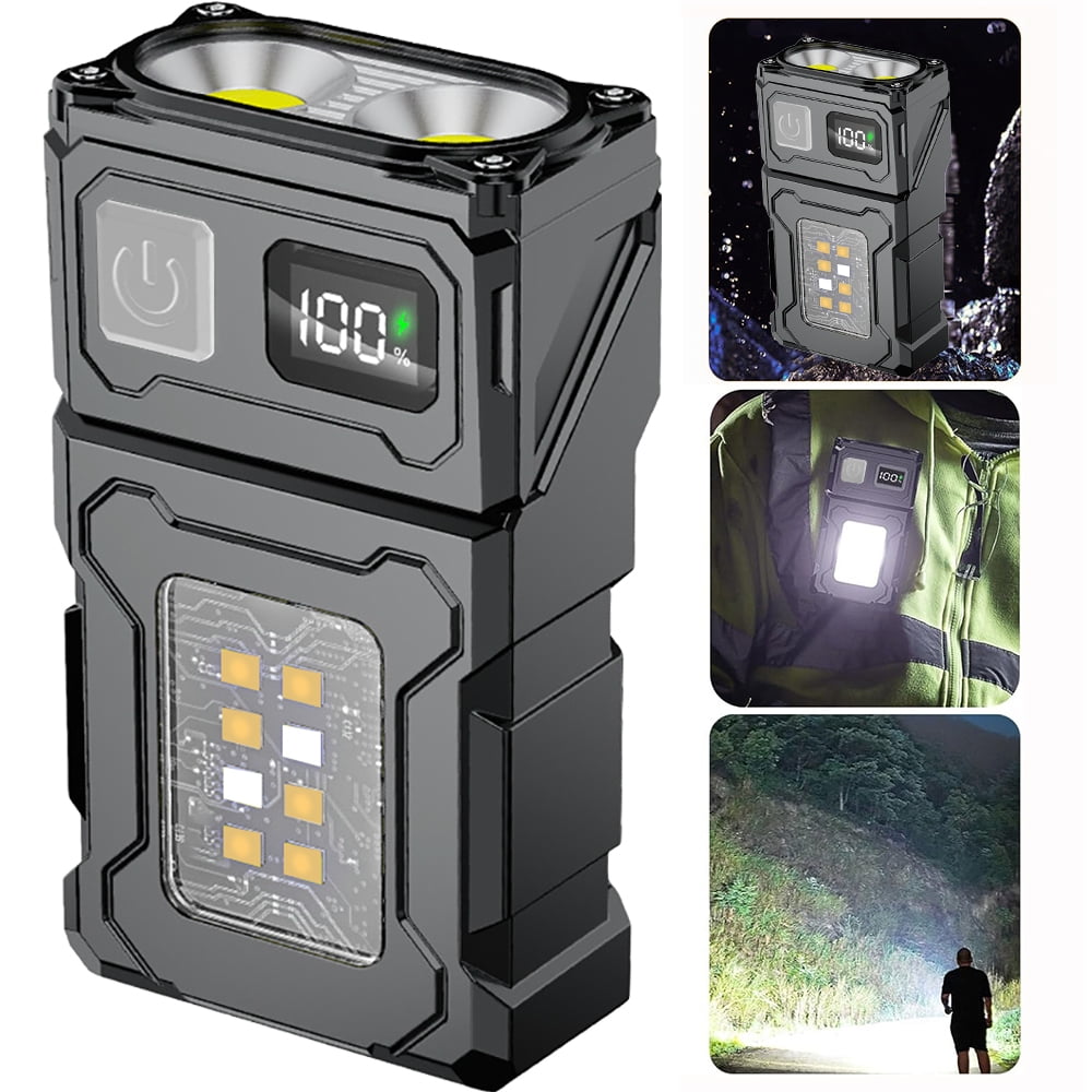 Rechargeable LED Flashlights, 2500LM Ultra Bright Powerful Handheld ...