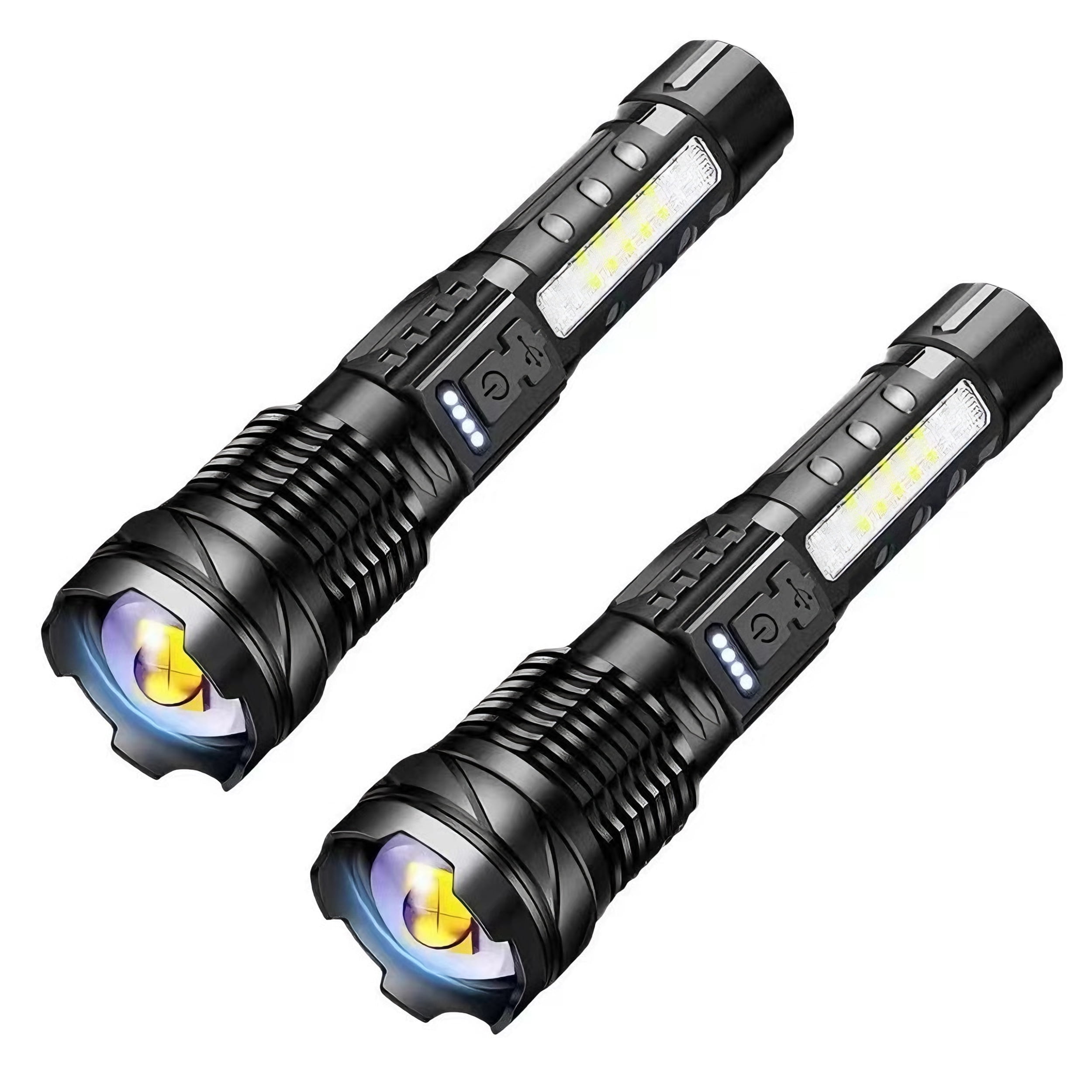 Rechargeable LED Flashlights, 90,000 Lumens Super Bright Handheld ...