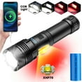 Rechargeable LED Flashlights High Lumens, 100000 Lumens Super Bright ...