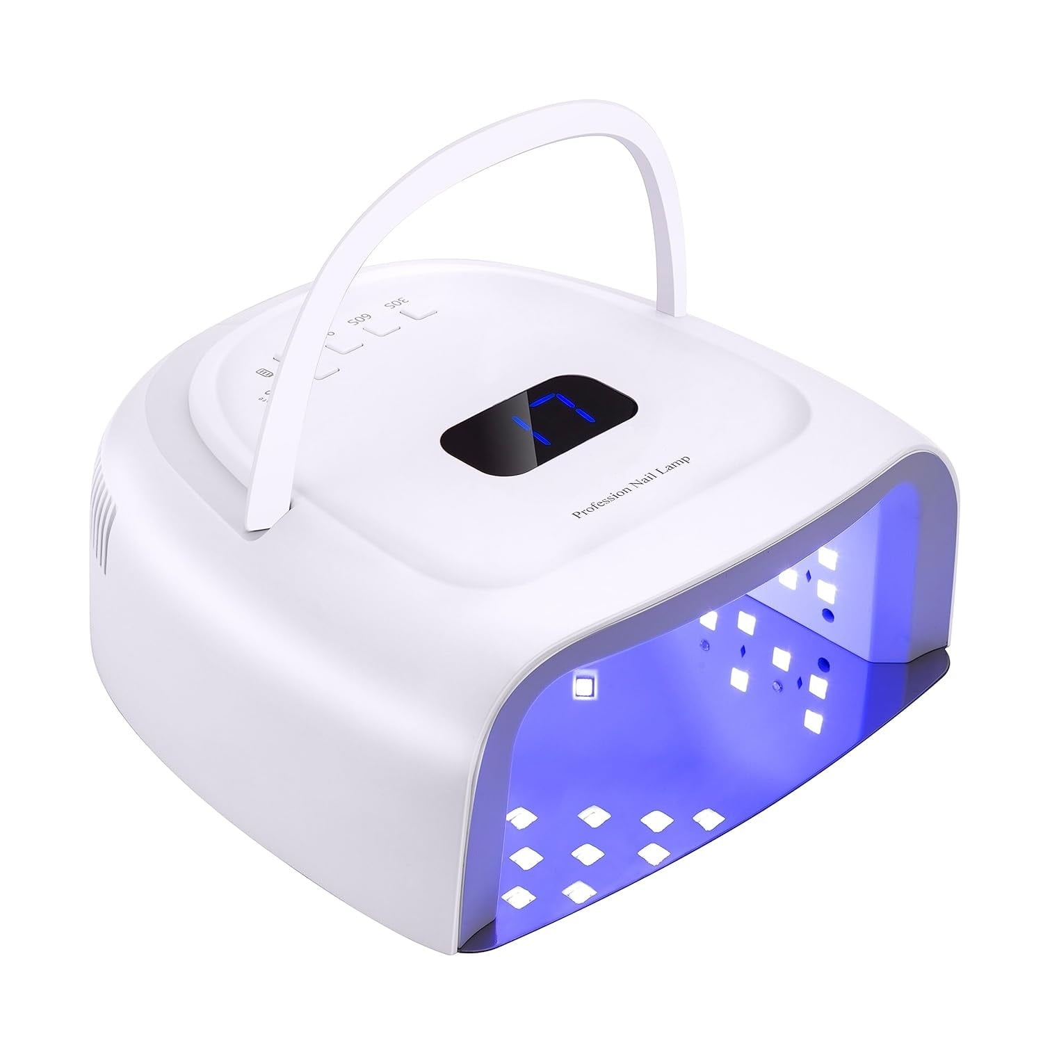 Rechargeable LED Gel Nail Lamp,60W Cordless UV Led Nail Light Nail ...