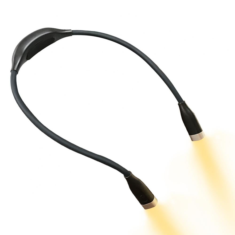 Rechargeable LED Hanging Neck Lamp Reading Lighting Lamp with Bendable ...