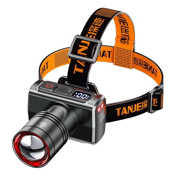 Rechargeable LED Head Torch with Hand-Wave Sensing and 90° Angle ...