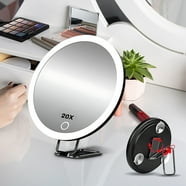 "simplehuman LED Sensor Makeup Mirror, 8"" Round, 10x, Touch-Control ...