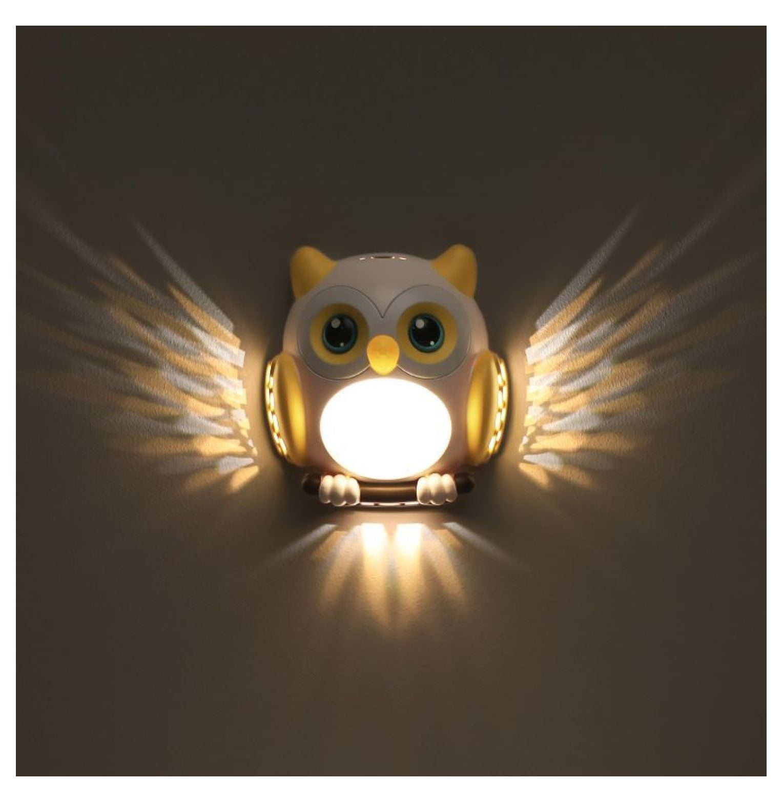 Rechargeable LED Owl Night Light – Cute Design for Living Room/Fridge ...