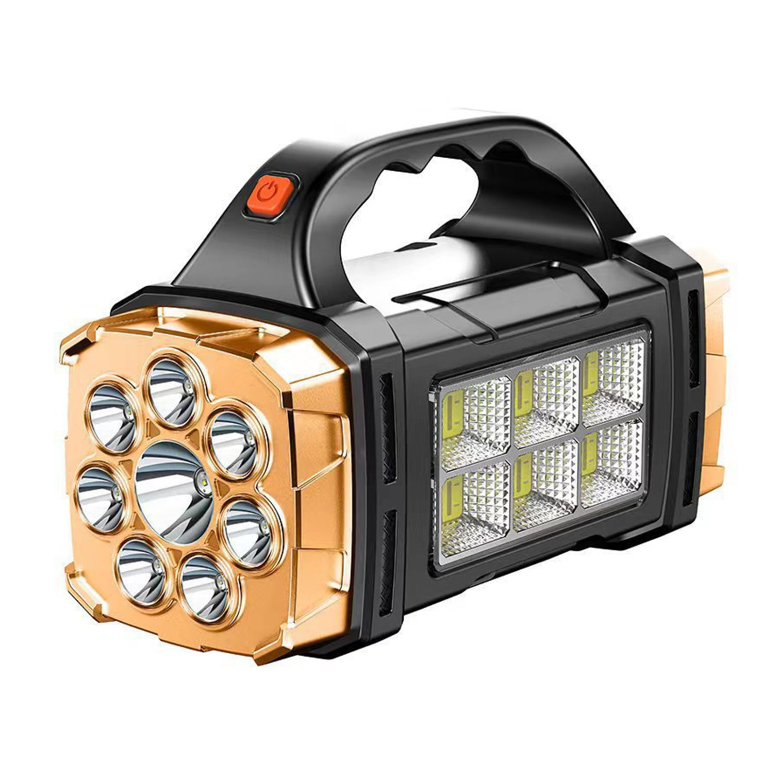 Rechargeable LED Spotlight - Super bright 12000 lumens, long range beam ...