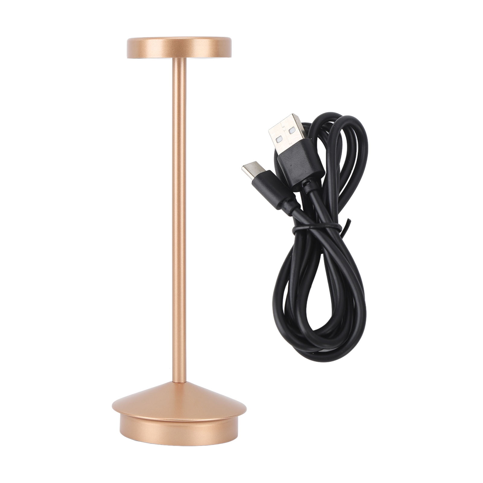 Rechargeable LED Table Lamp 2000mAh Cordless Battery Operated Metal ...