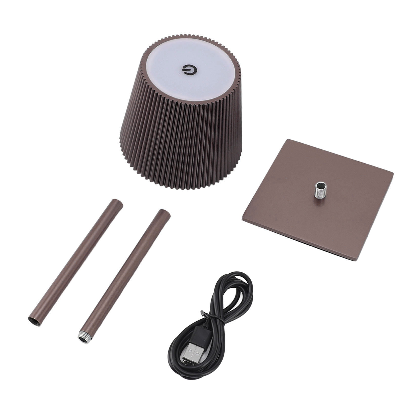 Rechargeable LED Table Lamp, 3 Color Dimming, 3600mAh Battery, Portable ...