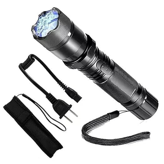 Rechargeable LED Torch Light with High Power Beam Emergency Flashlight ...