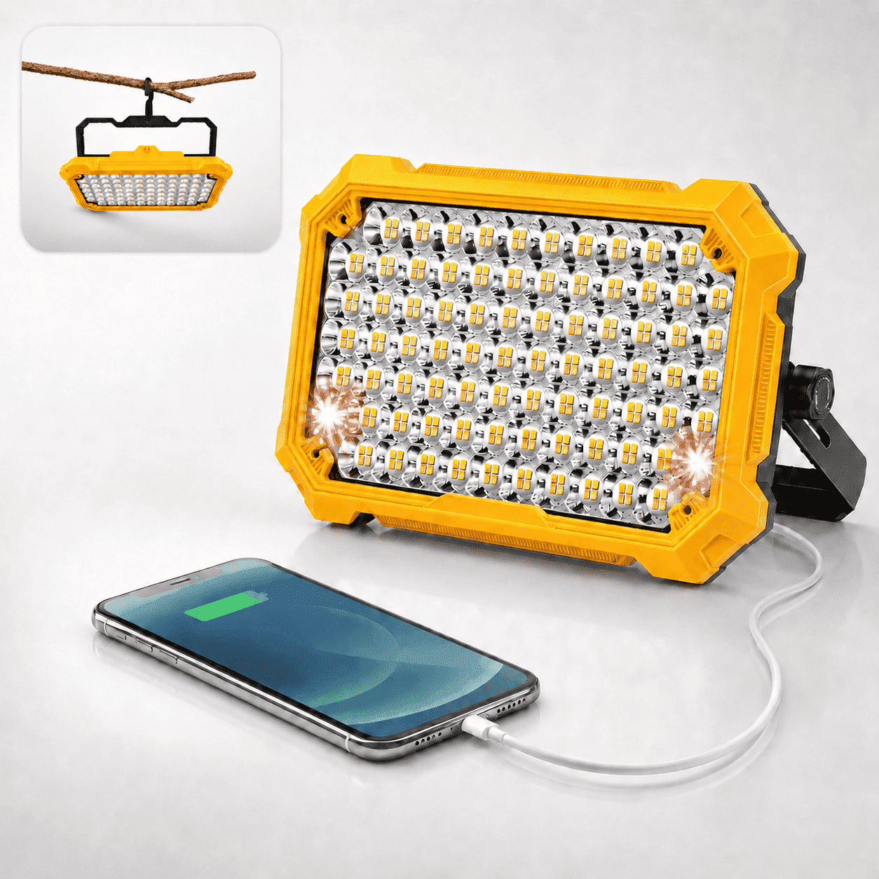 Rechargeable Camping Lights 10000LM, 12000mAh LED Camping Lantern with ...