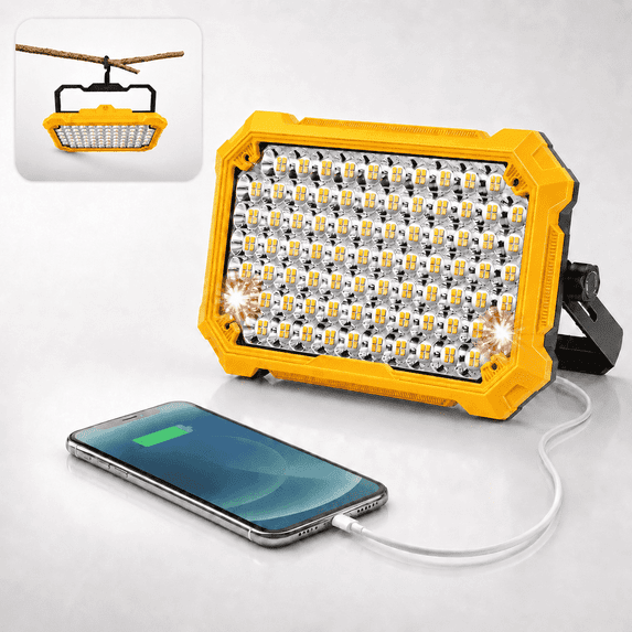 Rechargeable Camping Lights 10000LM, 12000mAh LED Camping Lantern with ...