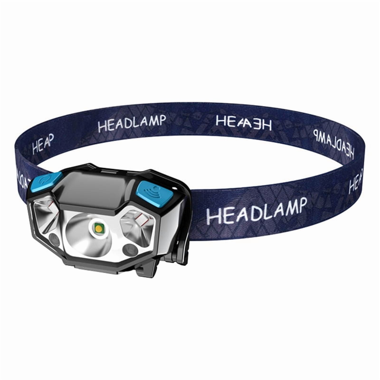Rechargeable Led Headlamp with Powerful Sensor Headlight Waterproof ...