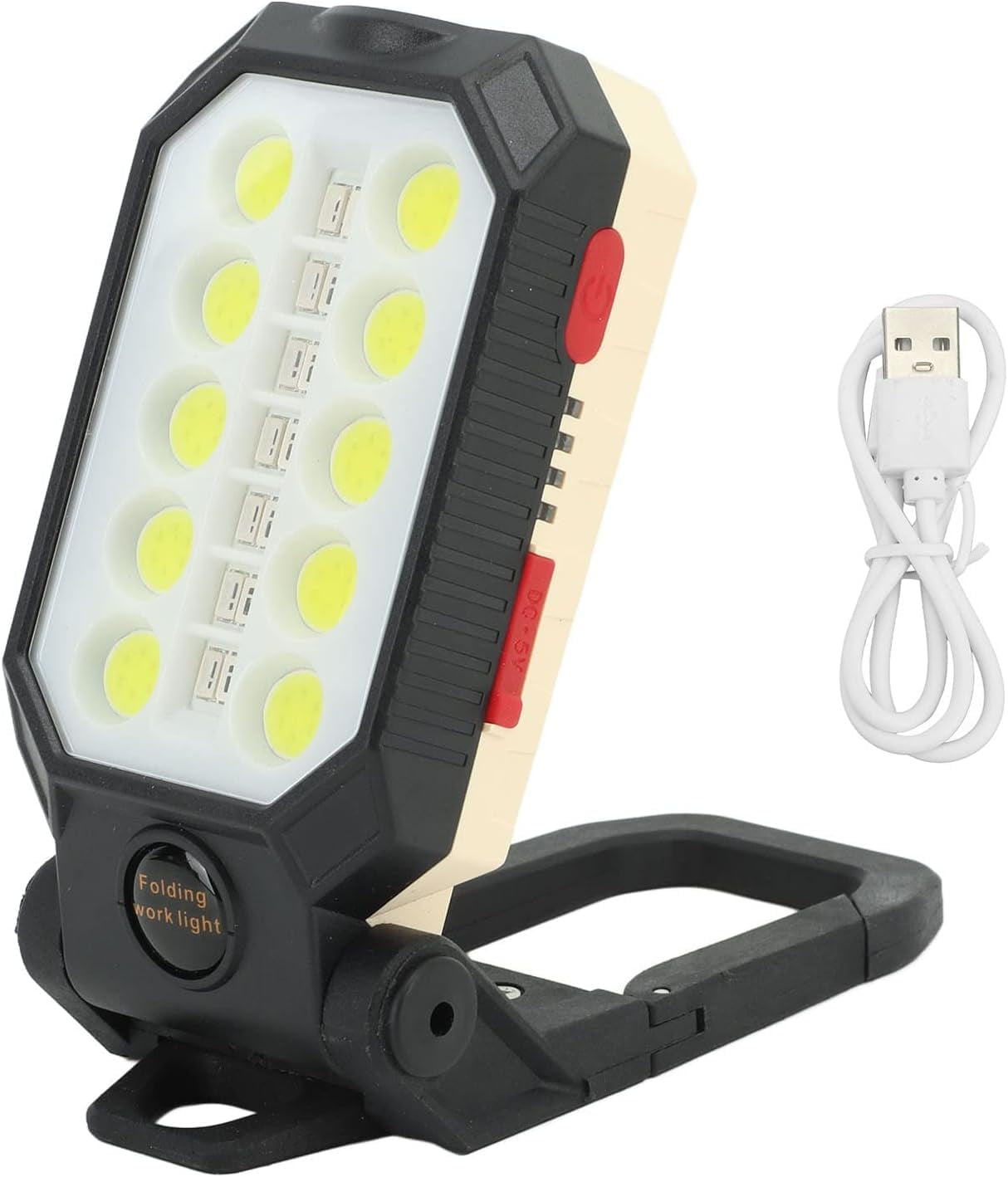 Rechargeable Led Work Lights, Portable COB Flood Lights with Magnetic ...
