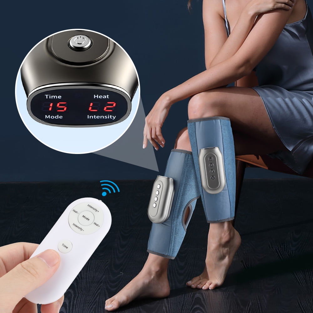 Rechargeable Leg Massager For Circulation Wireless Air Leg Compression Massager Calf Massager