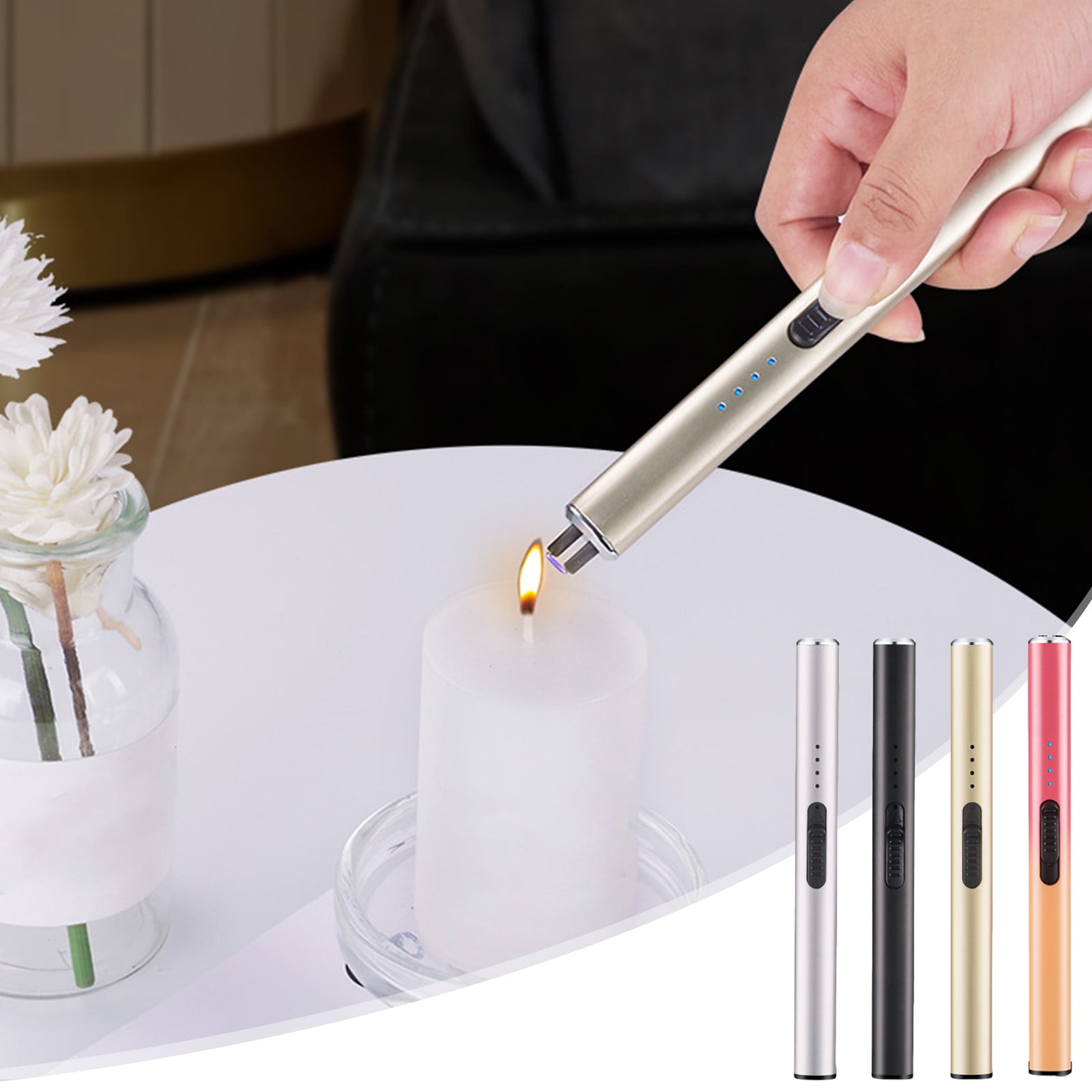 Rechargeable Lighter, Long Strip Ignition Gun, Lightweight Portable ...