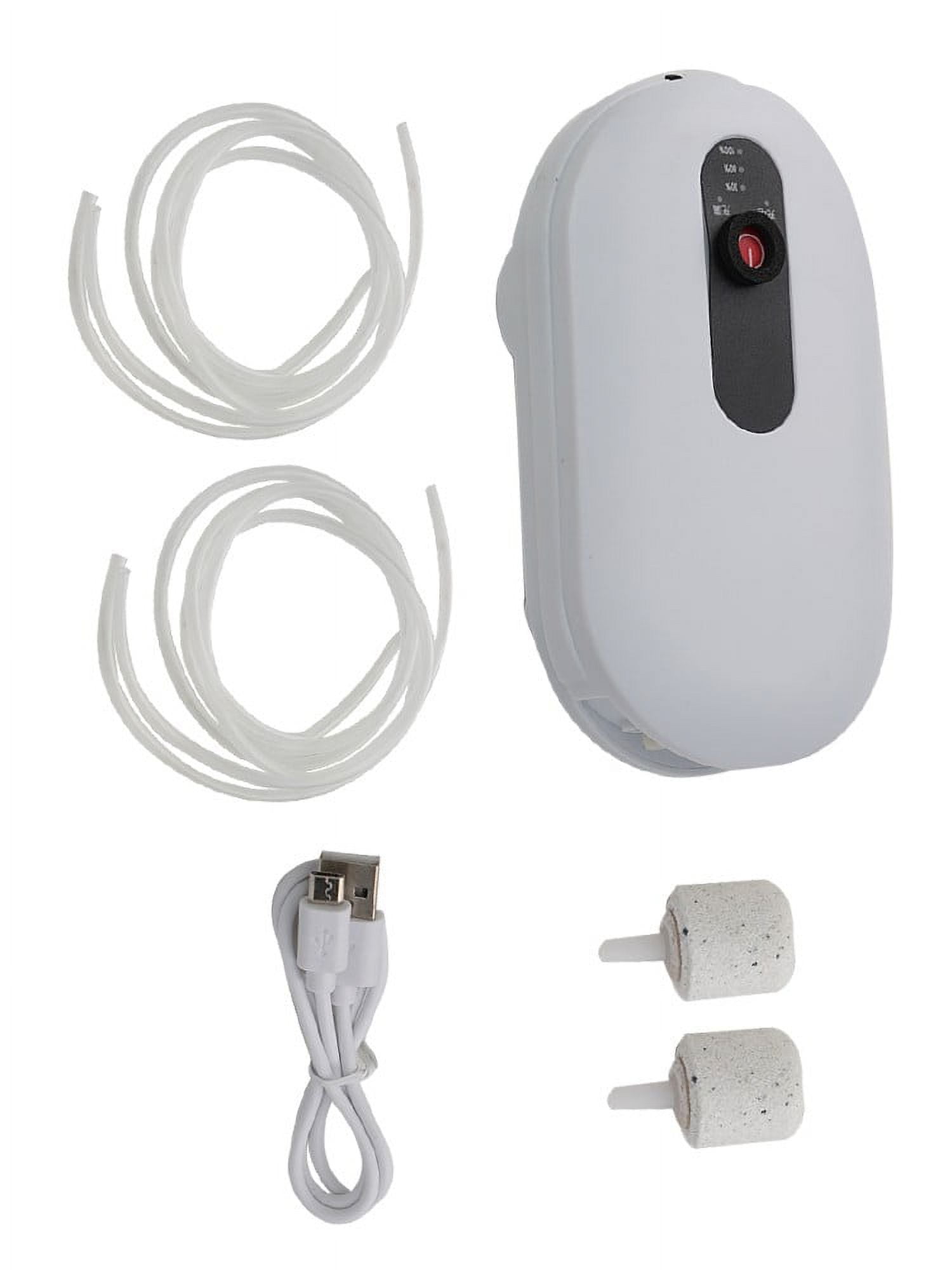 Rechargeable Live Bait Aerator Pump Fishing Tank Oxygenator Single ...