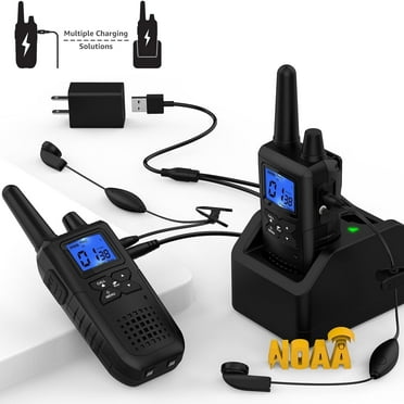 GOCOM Emergency Walkie Talkie, Long Range Two Way Radio Rechargeable ...