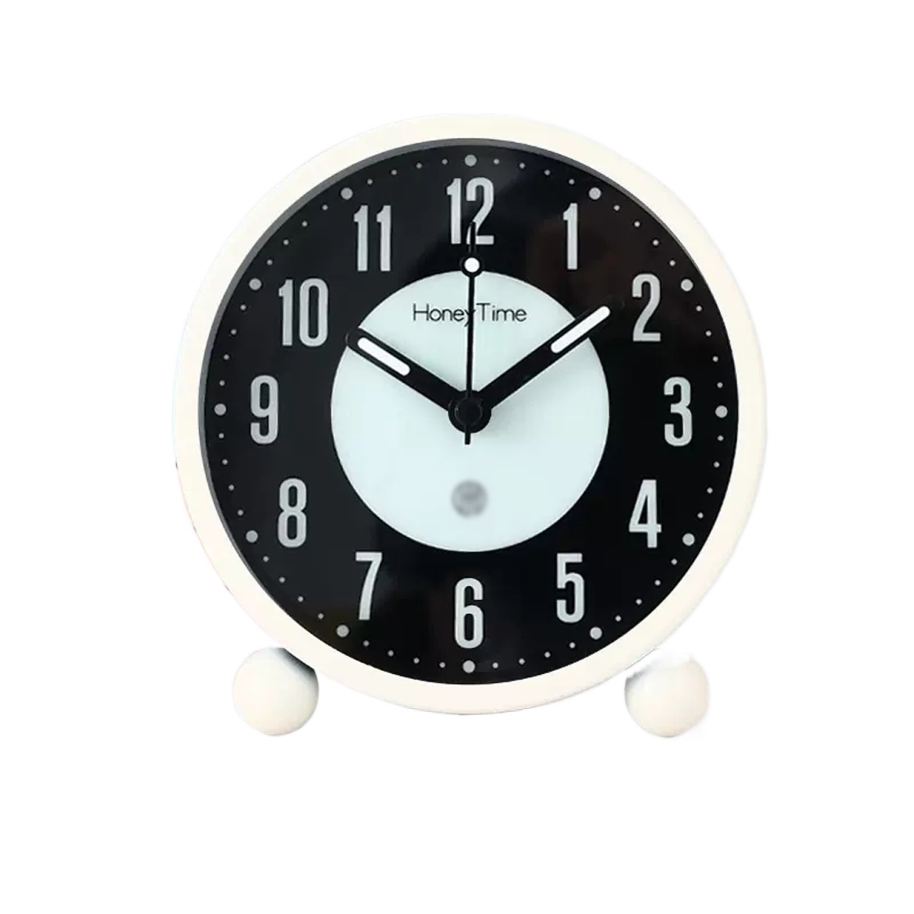 Rechargeable Luminous Alarm Clock, Non-ticking, Louder Bell for Heavy ...