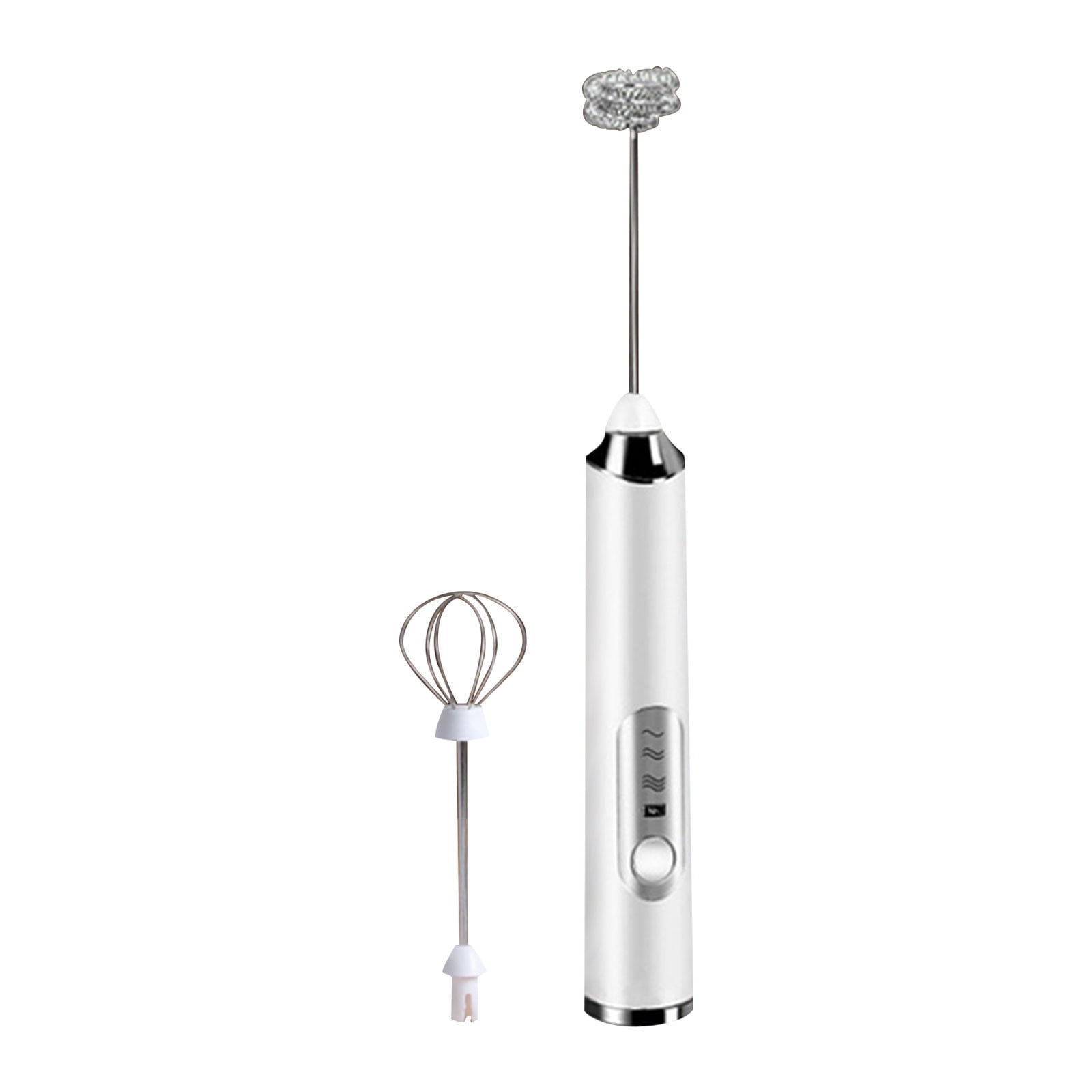 Rechargeable Milk Frother Handheld | 3 Speed Adjustable | Stainless ...