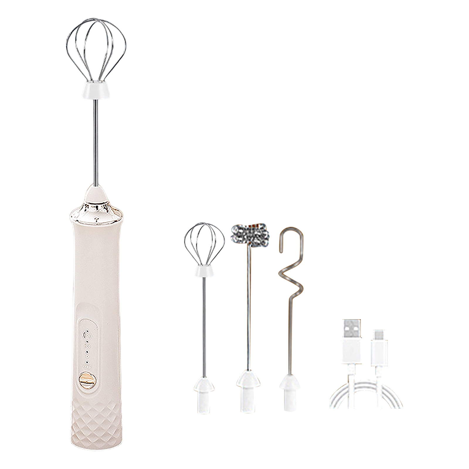 Rechargeable Milk Frother Whisk Rods, Immersion Hand Electric Stick ...