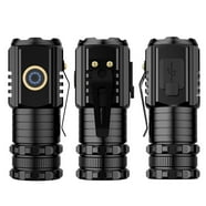 2 Pack 2000 LM LED Flashlights, Powerful Handheld Mini Tactical ...