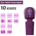 Rechargeable Mini Personal Massager 10 Modes Cordless Whisper Quiet
