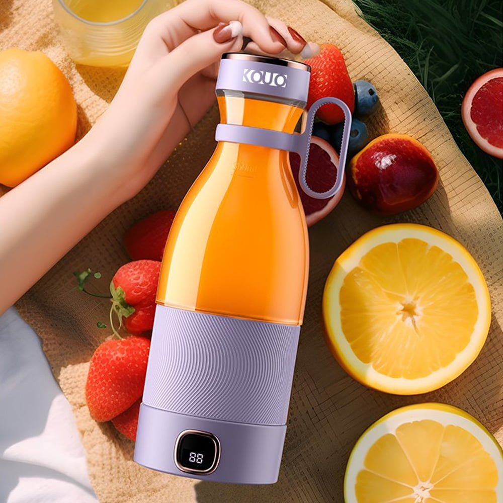 Rechargeable Mixers Fresh Fruit Juicers Blue/Pink USB Mini Fast Bottle ...