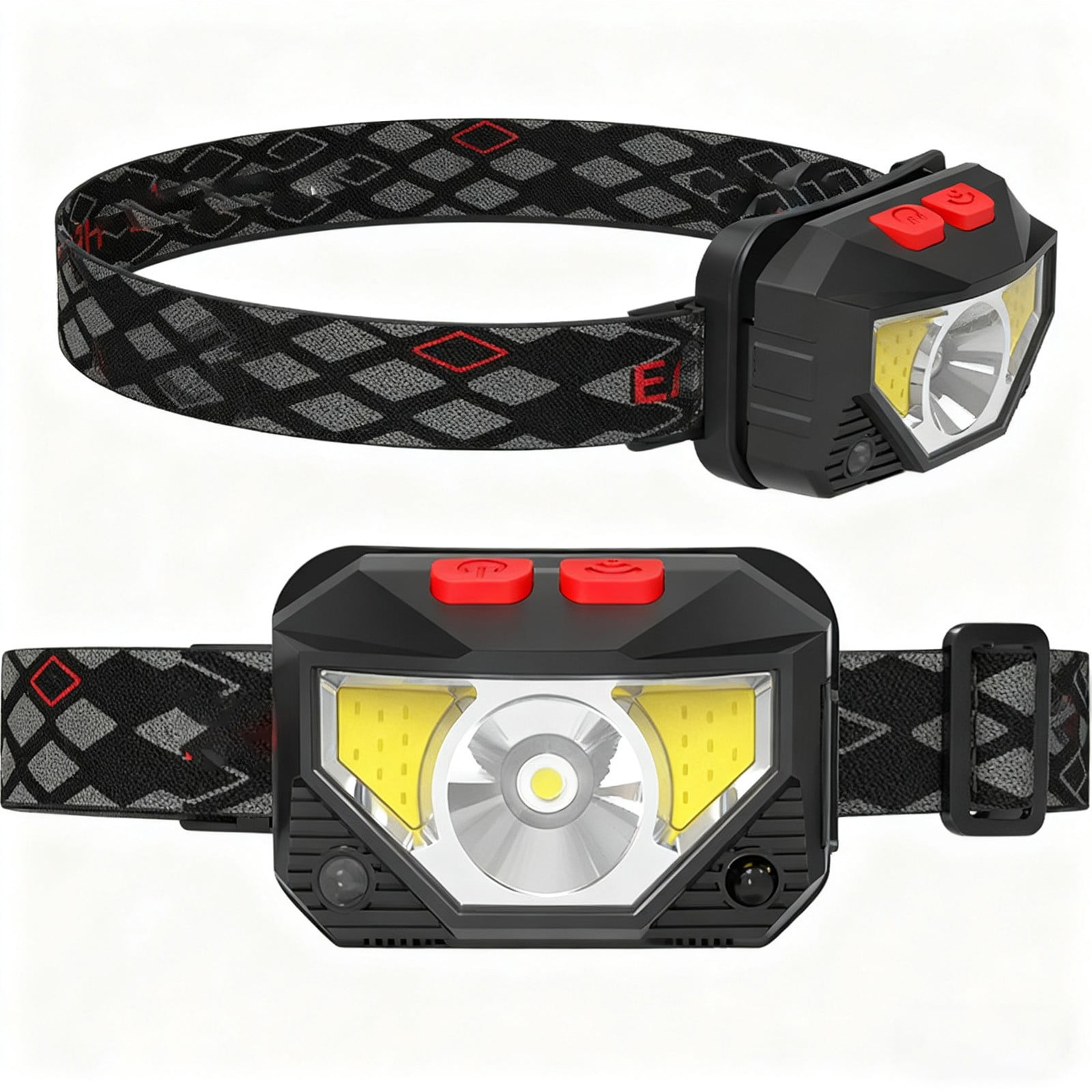 Rechargeable Motion Sensor LED Headlamp 230 Adjustable Beam IPX4 ...