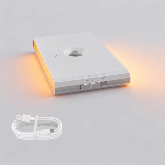 Rechargeable Motion Sensor Light Indoor, LED Stair Light with Mount ...