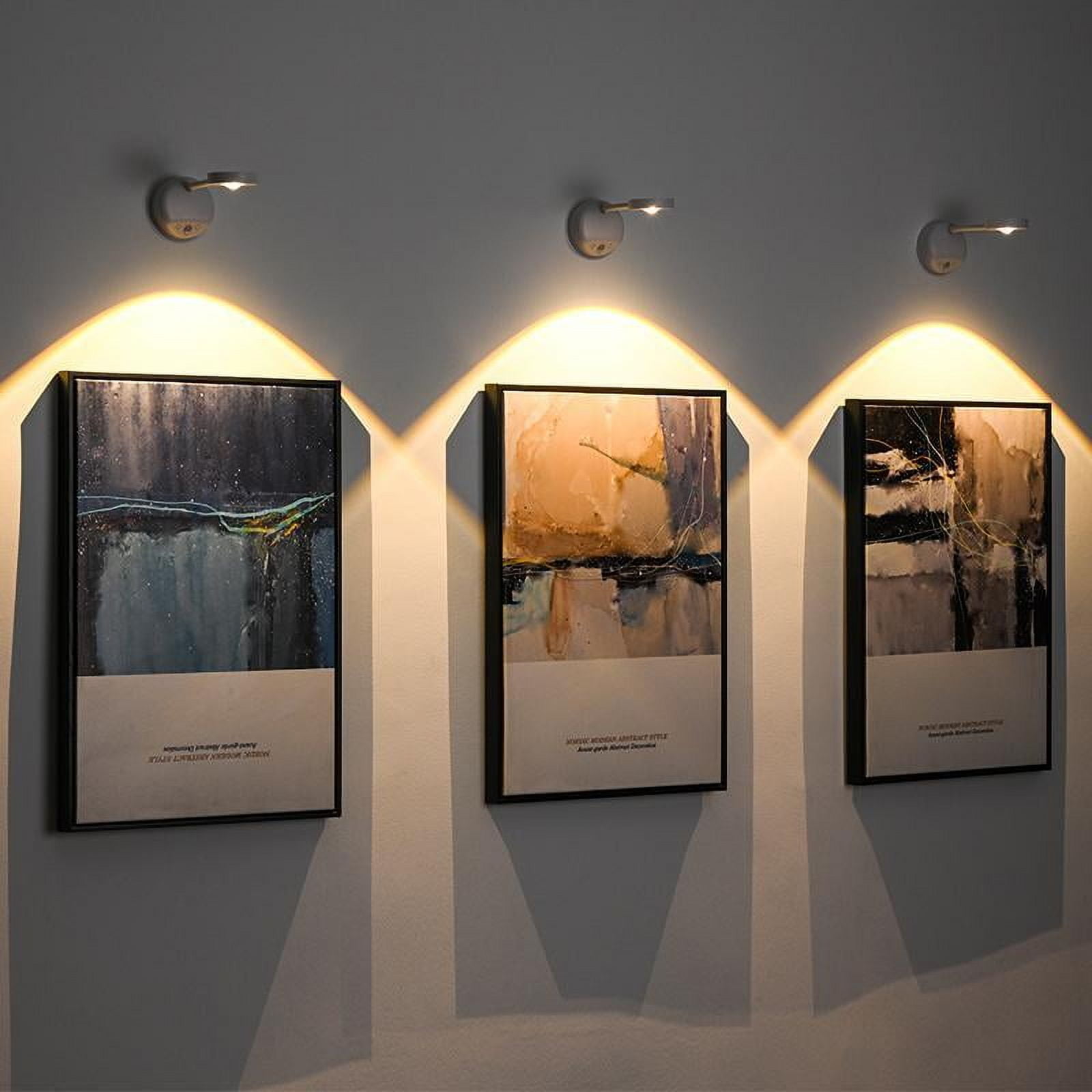 Rechargeable Motioning Sensor LED Wall Light, Multipurpose Wireless ...