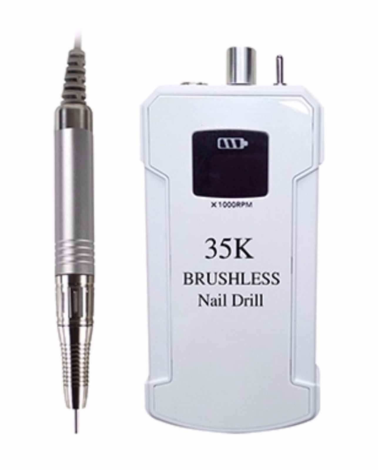 Rechargeable Nail Drill 35000RPM Portable Electric E File Malory ...