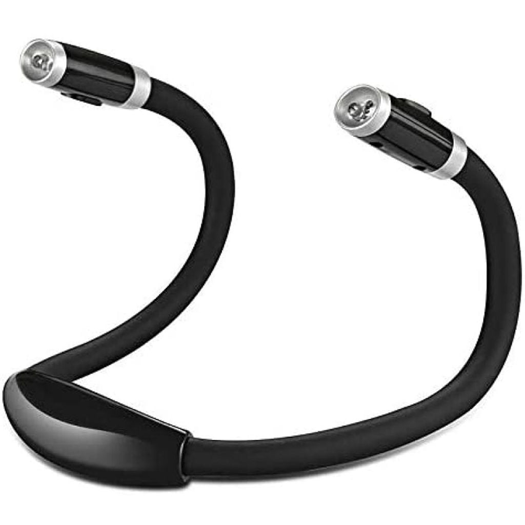 Rechargeable Neck Lamp; Hands-Free LED Reading Light; Portable Book ...