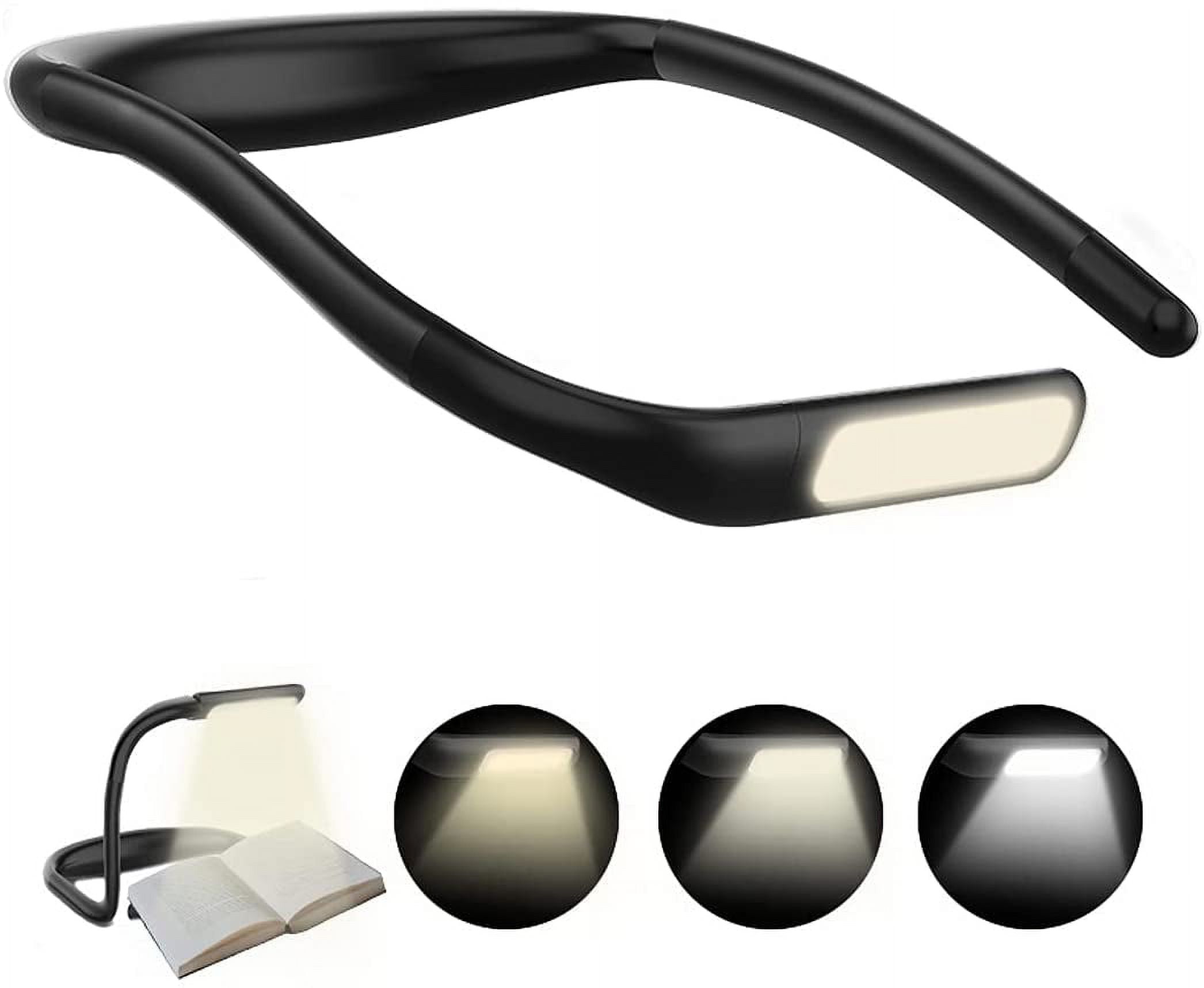 Rechargeable Neck Reading Light, Foldable LED Desk Lamp 1800mAh ...