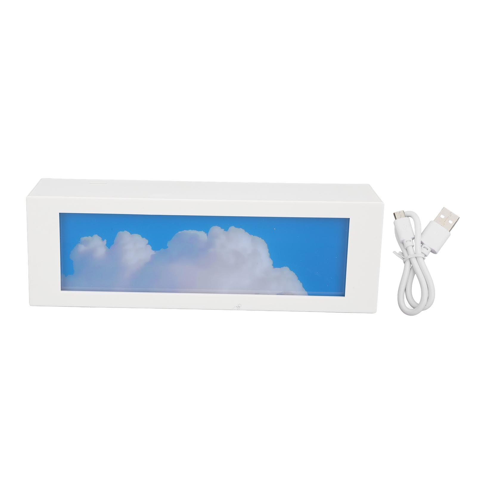 Rechargeable Night Light Rectangular Cute Pattern Brightness Adjustable ...