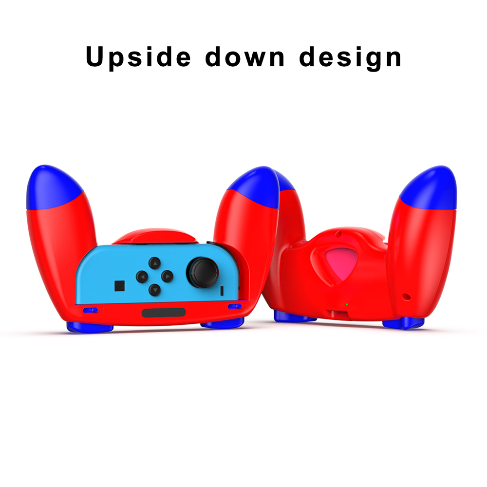 Rechargeable Nintendo switch handle OLED joy con grip baokemeng tective ...