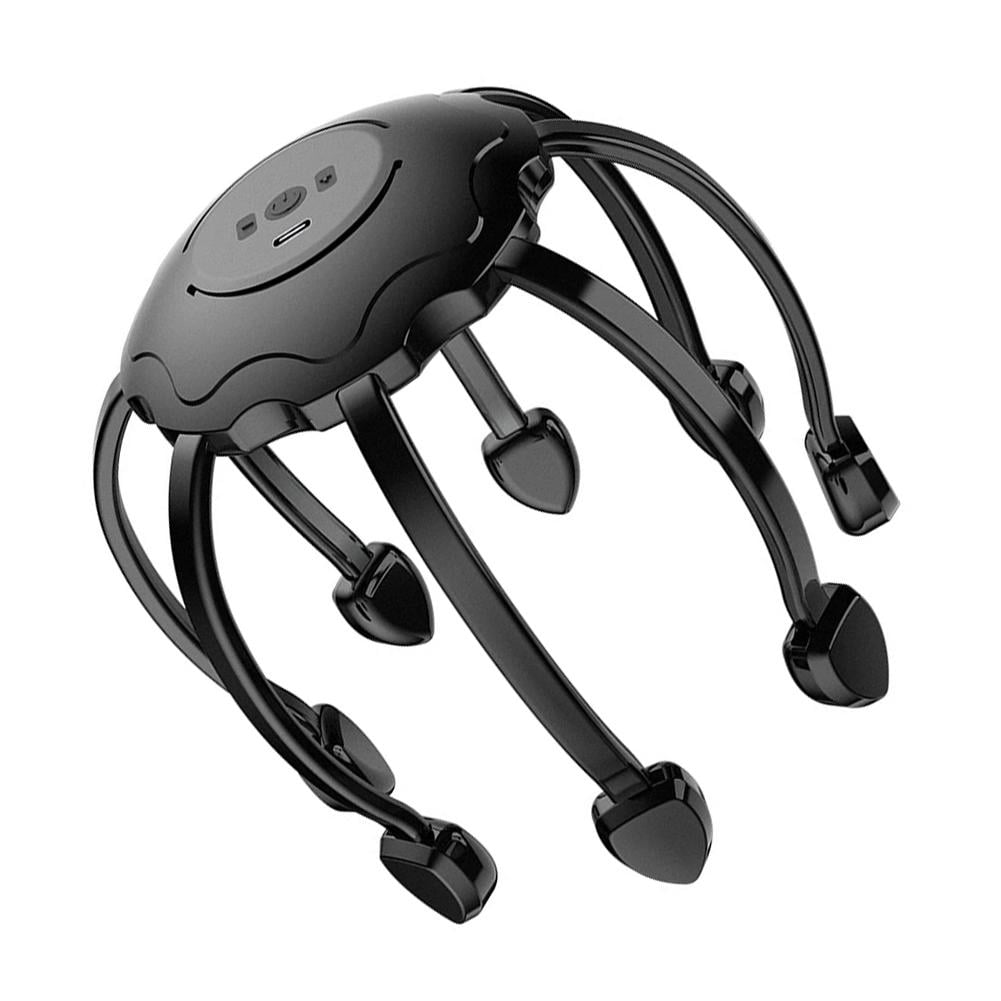 Rechargeable Octopus Head Massager - Full Head Massage, Adjustable ...