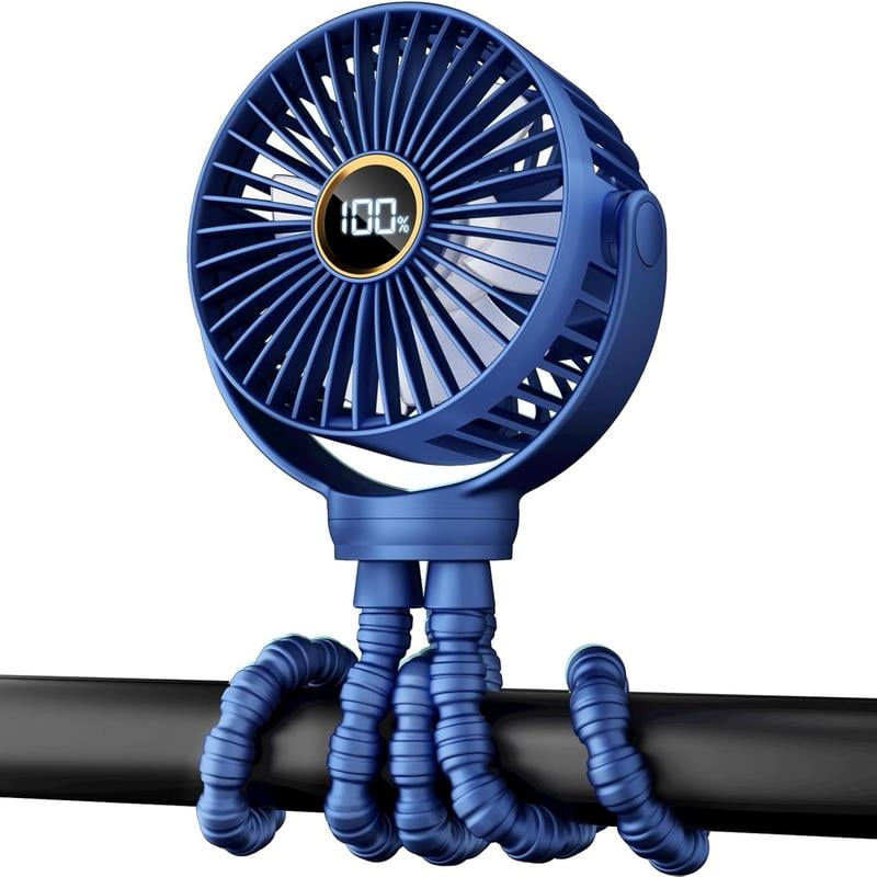 Rechargeable Portable Fan - 360° Rotatable, 3-Speed Adjustable, with ...