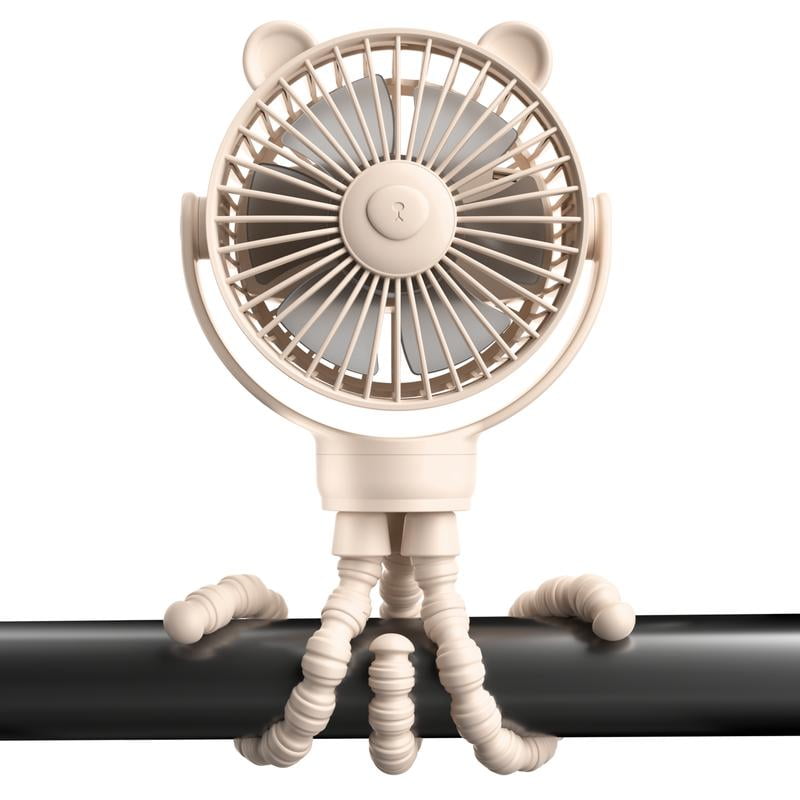 Rechargeable Portable Fan - 360° Rotatable, 3-Speed Adjustable, with ...