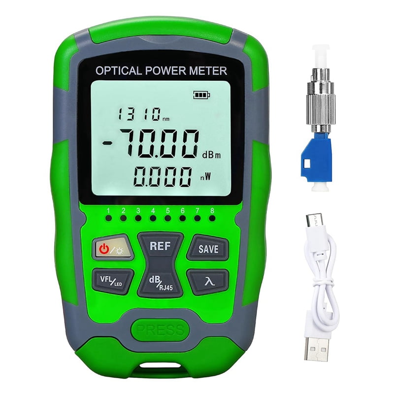 Rechargeable Portable Fiber Optic Cable Tester with RJ45 Network ...