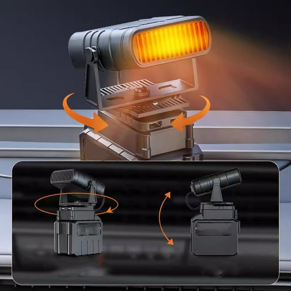 Rechargeable Portable Heater with Lithium Battery, Wireless Defogger ...