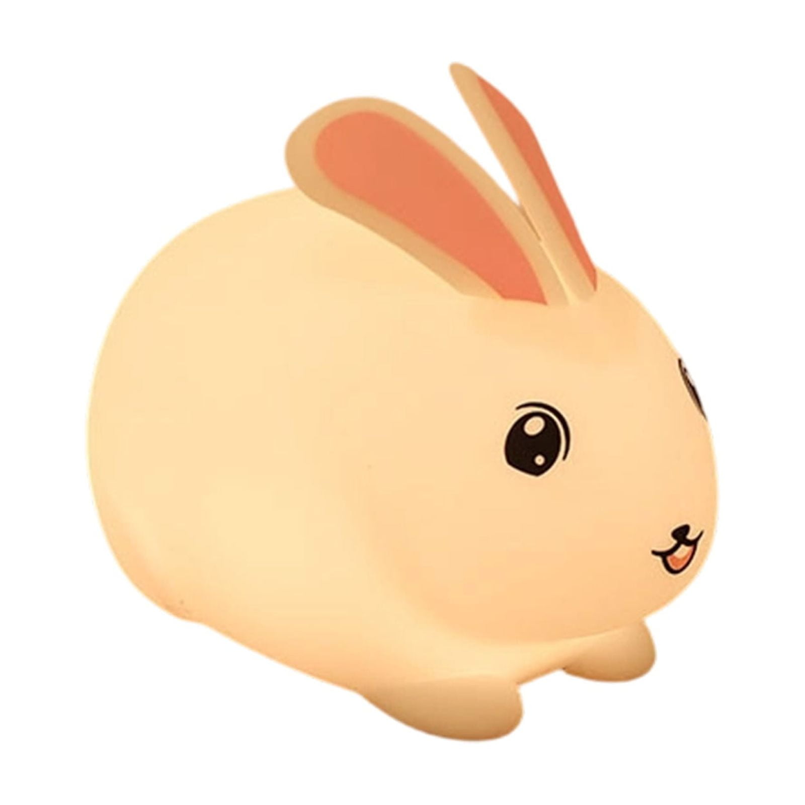 Rechargeable Rabbit Silicone Night Light With 3 Brightness Settings ...