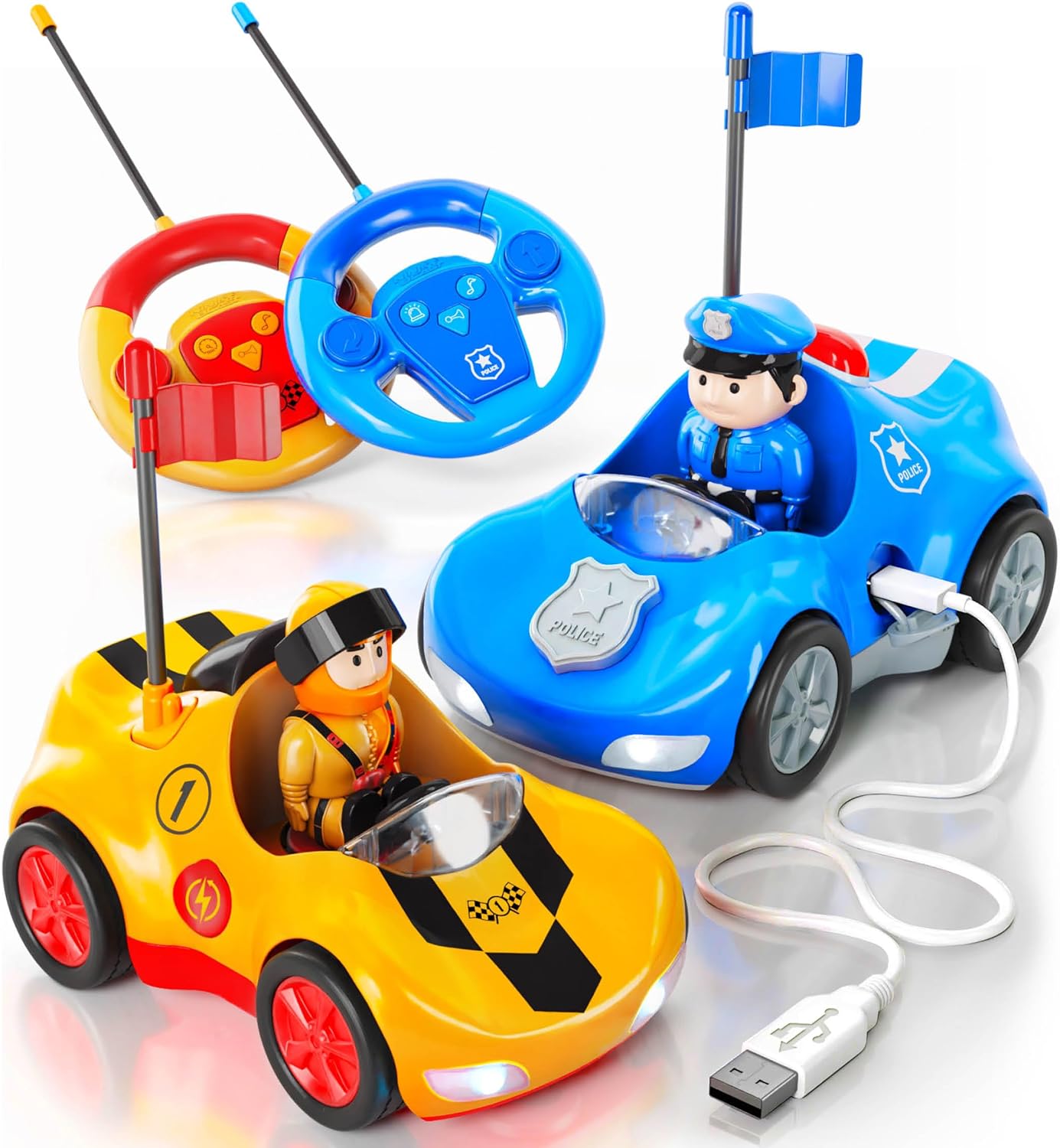 PAW Patrol, Chase Remote Control Police Cruiser with 2-Way Steering ...