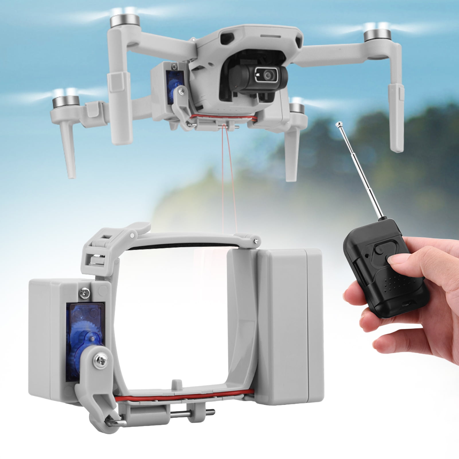 Rechargeable Remote Control Drone Air Dropper Thrower for DJI Mavic ...