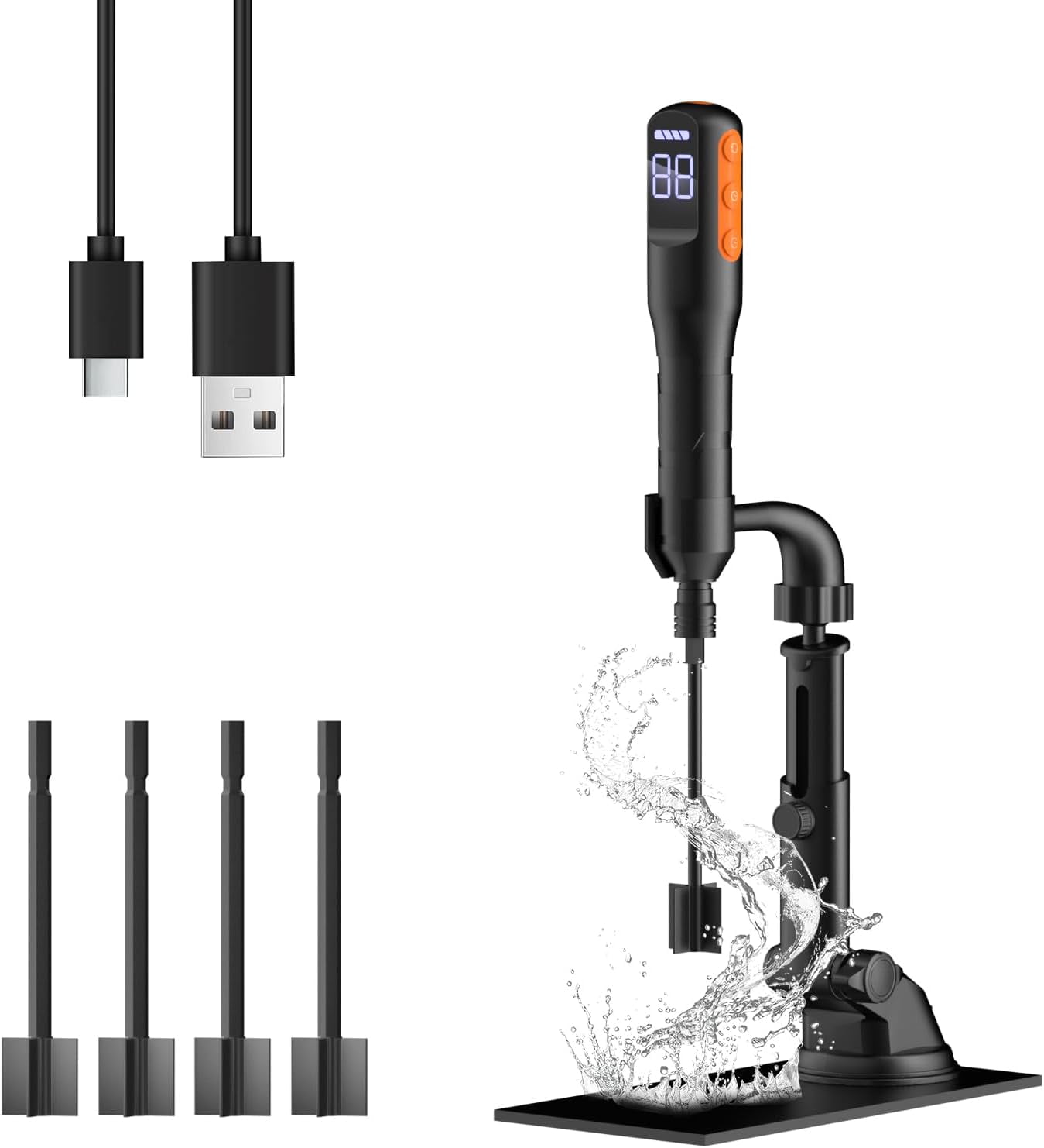 Rechargeable Resin Mixer with Stand | 3 Speeds Control | Timed Stop ...