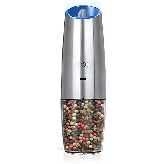 Rechargeable Salt And Pepper Grinder Set with LED Light, Automatic ...