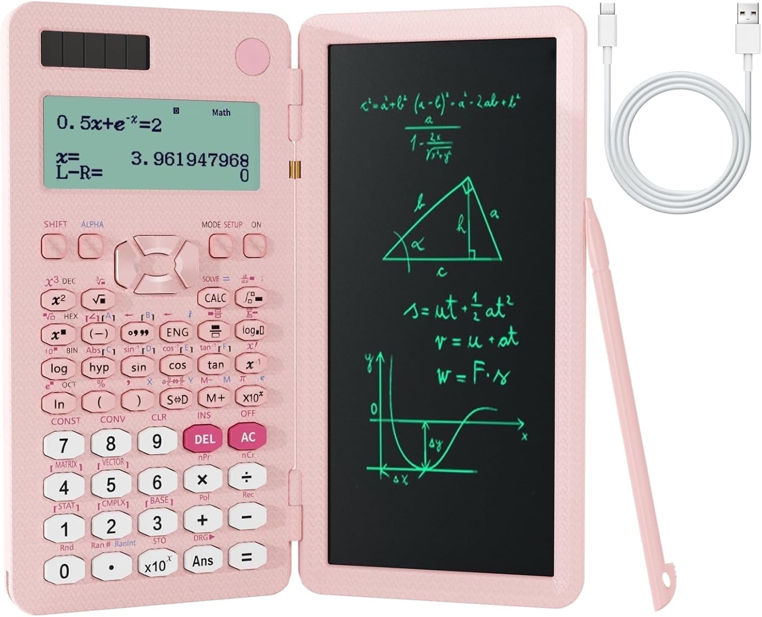 NEWYES 991ES MAX - 417 Function Rechargeable Scientific Calculator with ...