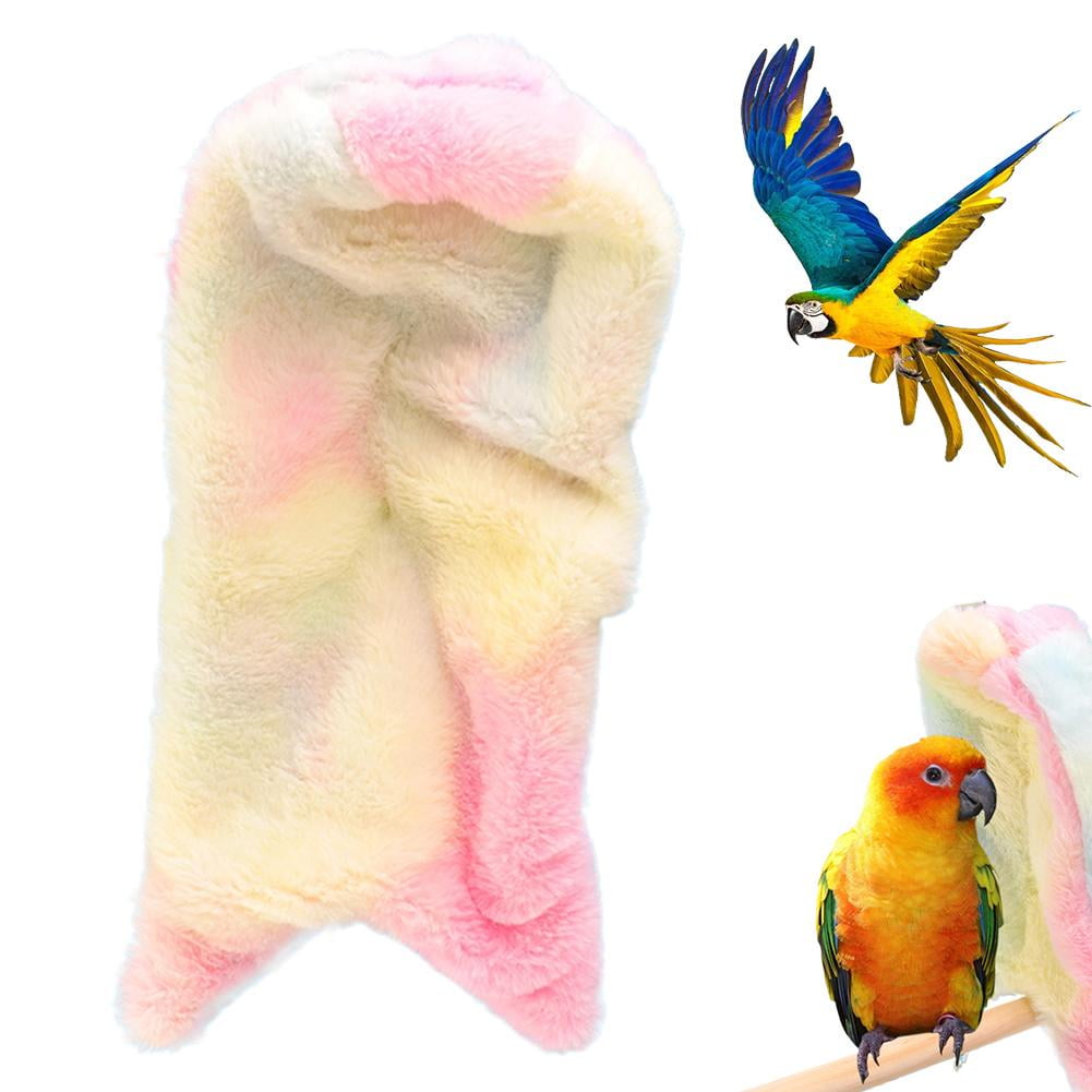 Rechargeable Self-Heating Corner Fleece Bird Blanket for Cage Cozy ...