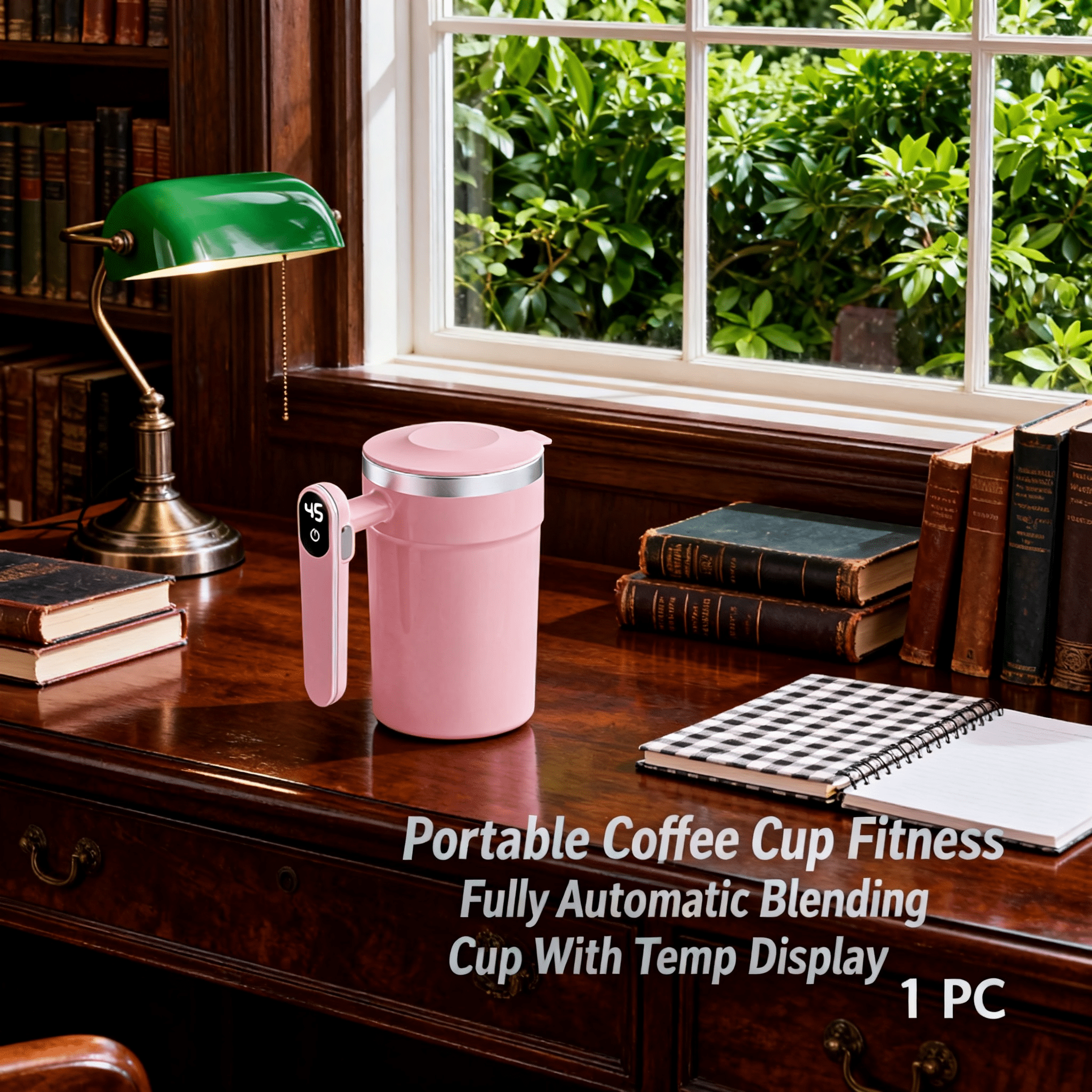 Rechargeable Self-Stirring Mug with Temperature Control – Automatic ...