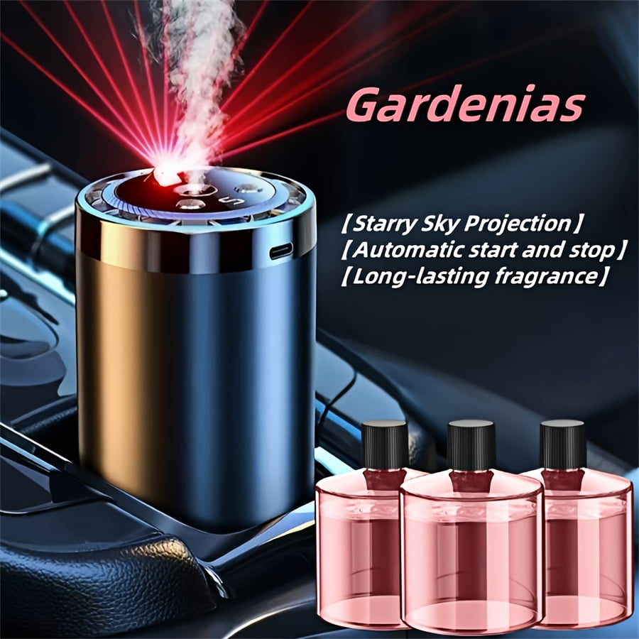 Rechargeable Smart Car Perfume Diffuser - Starry Sky Projection ...