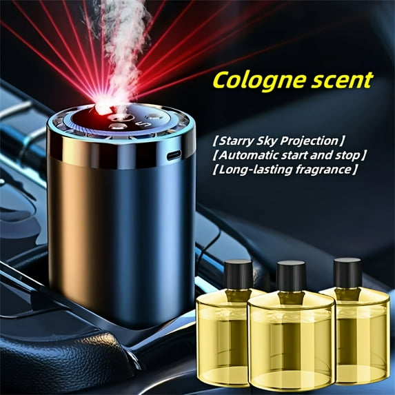 Rechargeable Smart Car Perfume Diffuser, Starry Sky Projection ...